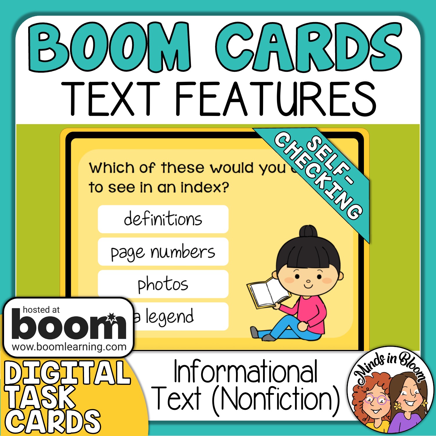 Informational Text Features Nonfiction BOOM Cards Digital informational-text-features-nonfiction-boom-cards-digital
