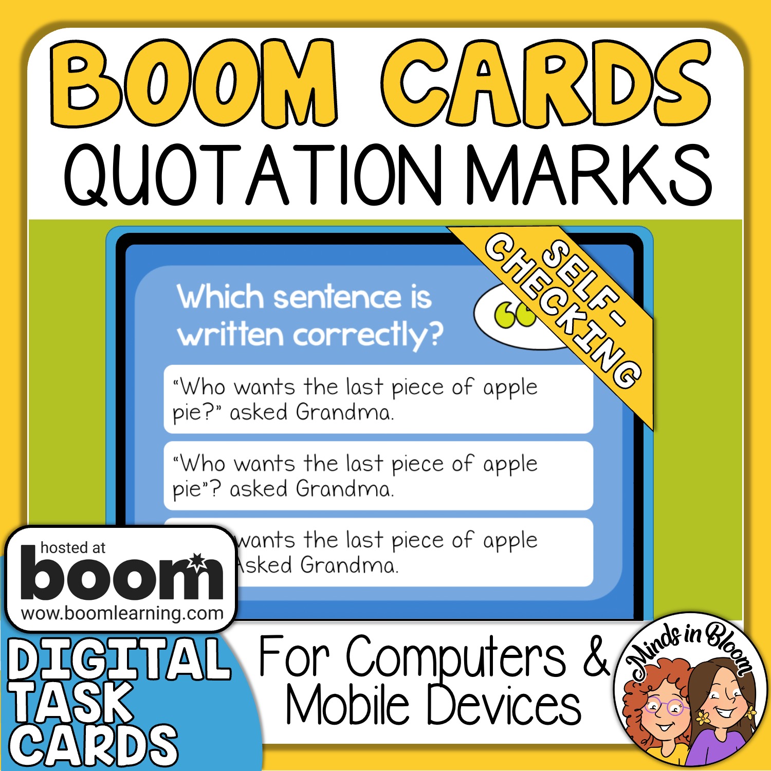 Quotation Marks - BOOM Cards | Digital Distance Learning Task Cards ... Quotation Marks - BOOM Cards | Digital Distance Learning Task Cards ...