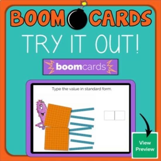 Decimal Models (to the Hundredths) - BOOM Cards | Digital Distance ...