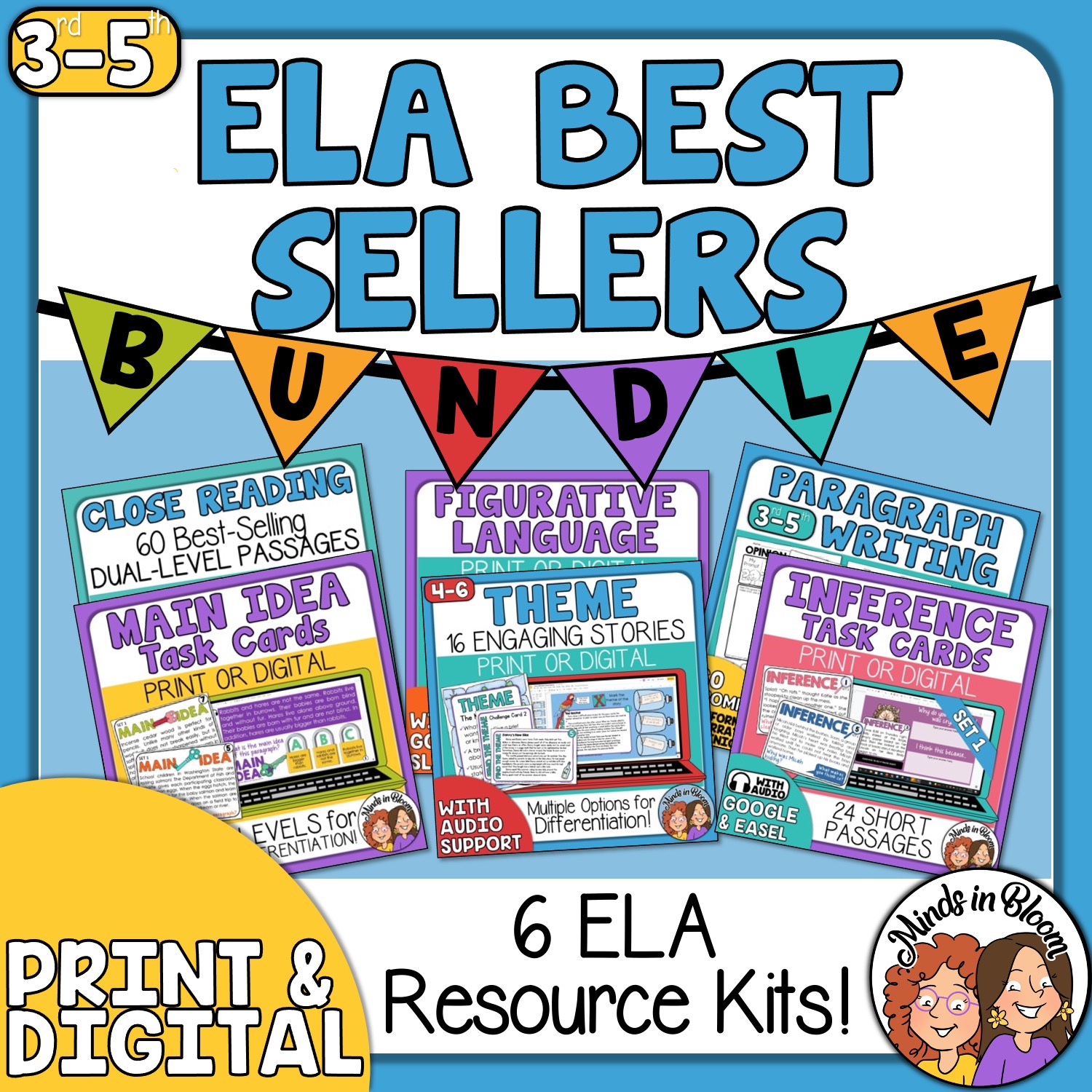 ELA Best Sellers - BUNDLE (Figurative Language, Reading Comprehension ...
