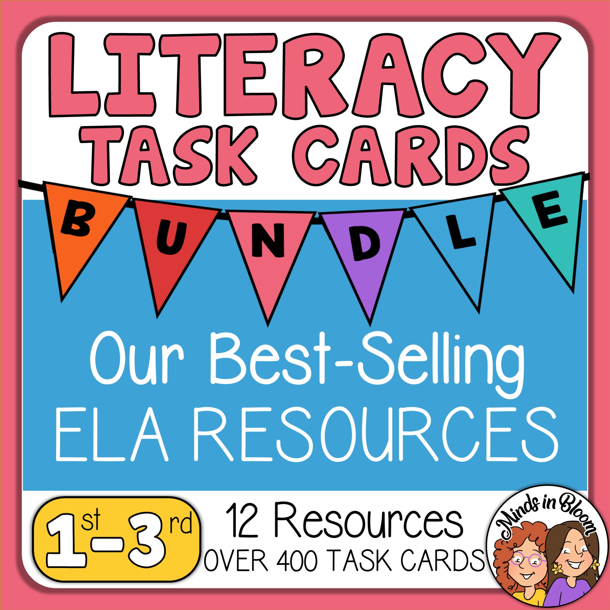 Literacy - Task Card BUNDLE (ELA & Reading for Grades 1-3) | Print ...