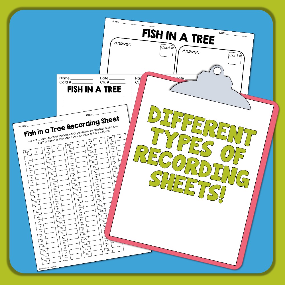 Fish in a Tree Task Cards - Discussion or Writing Prompt - Book Study ...