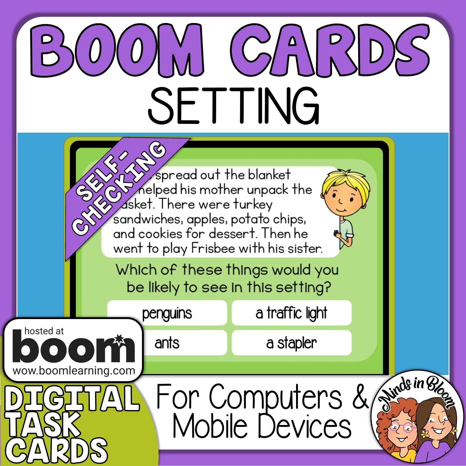 Setting - BOOM Cards (with Audio Support) | Digital Distance Learning ...