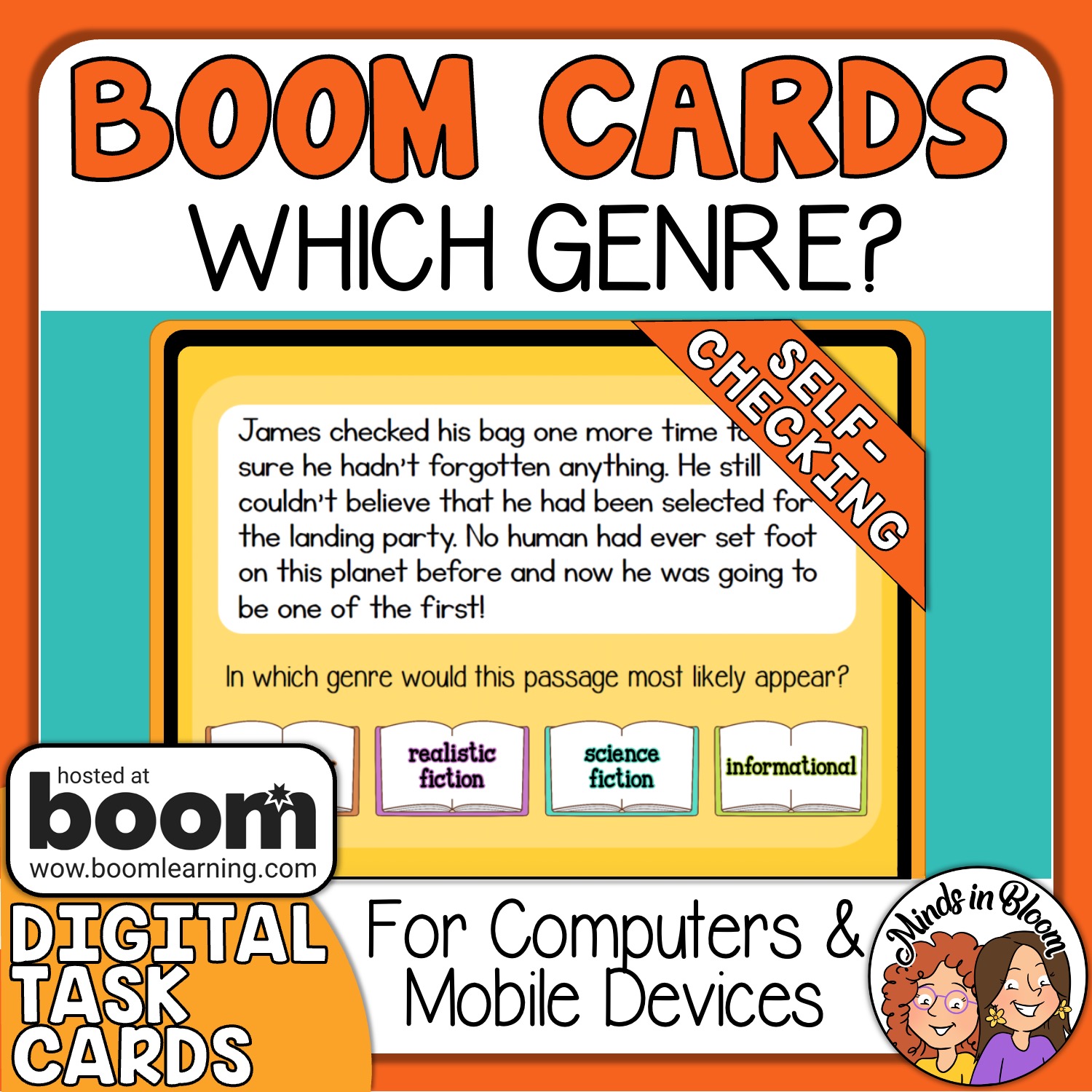 Which Genre? - BOOM Cards | Digital Distance Learning Task Cards ...