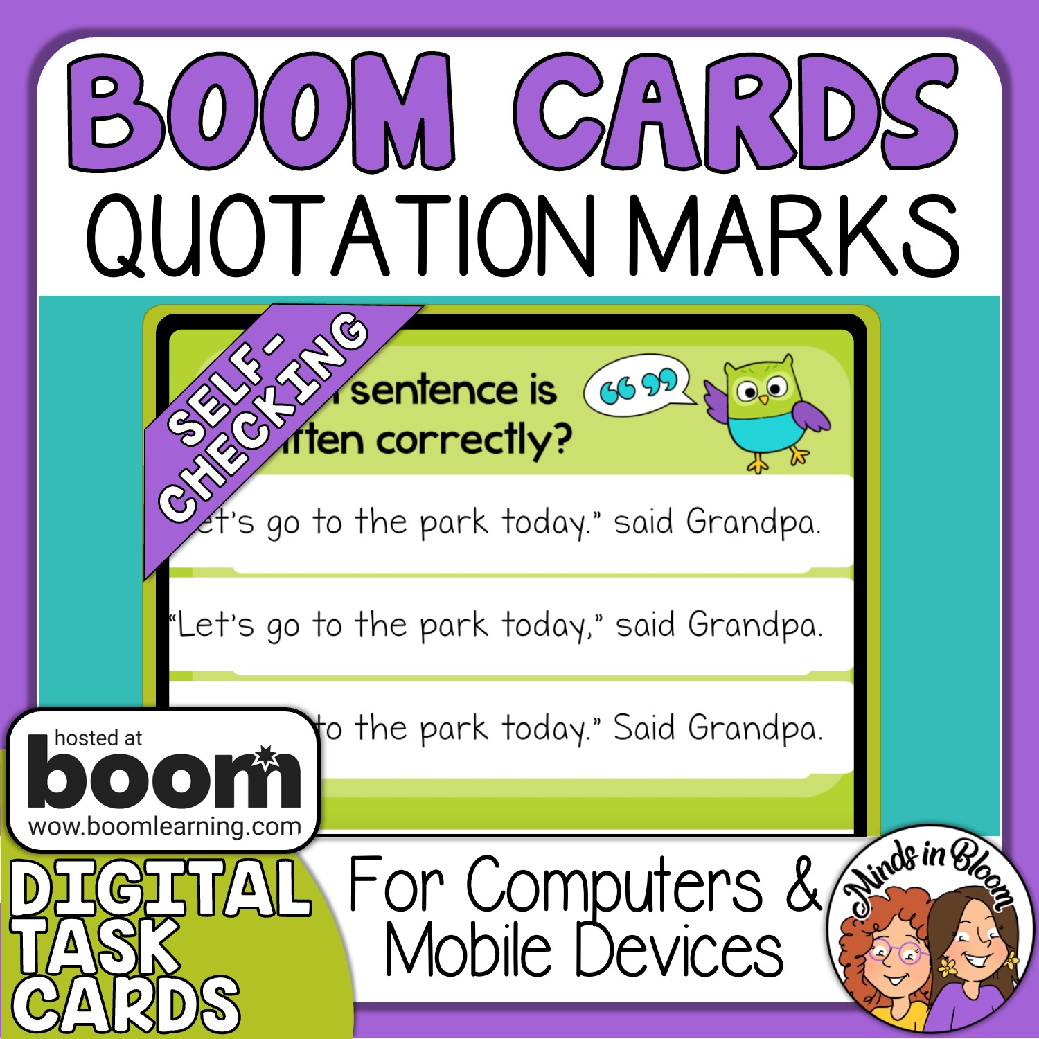Quotation Marks (Grades 2-3) - BOOM Cards | Digital Distance Learning ...