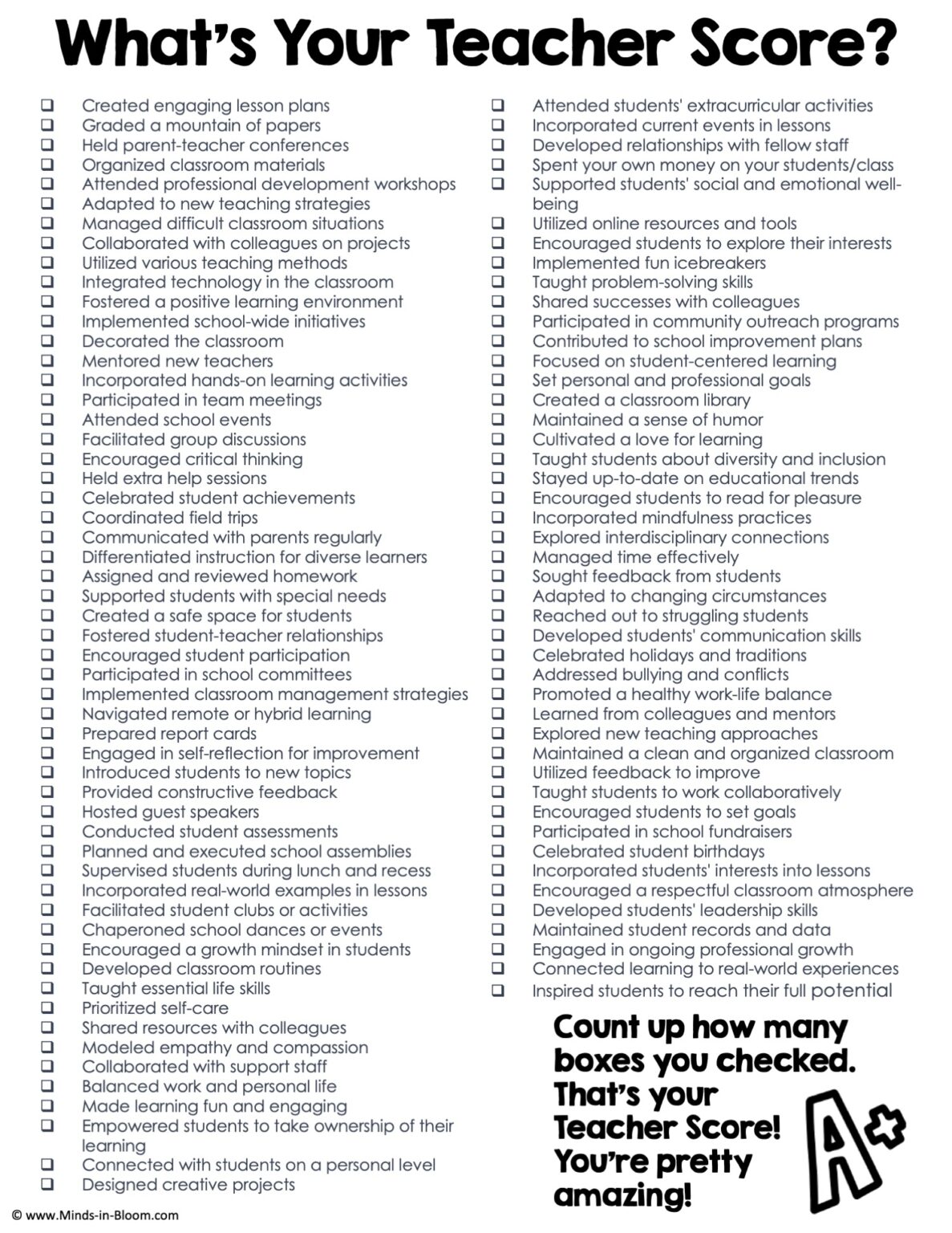 End of the Year Teacher Reflections That Are For You! (not your ...