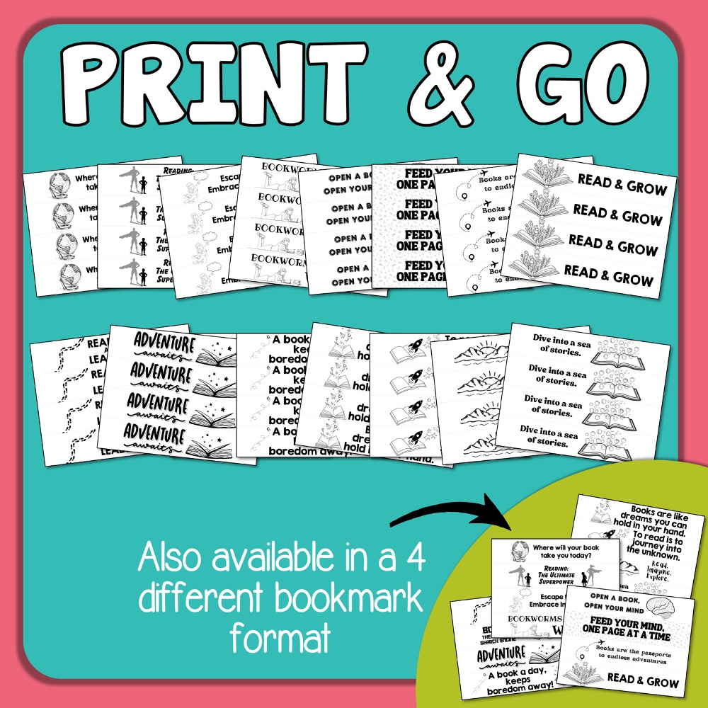 Bookmarks FREEBIE - For National Children's Book Week! - Fun with ...