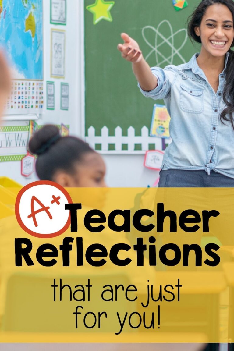 End of the Year Teacher Reflections That Are For You! (not your ...