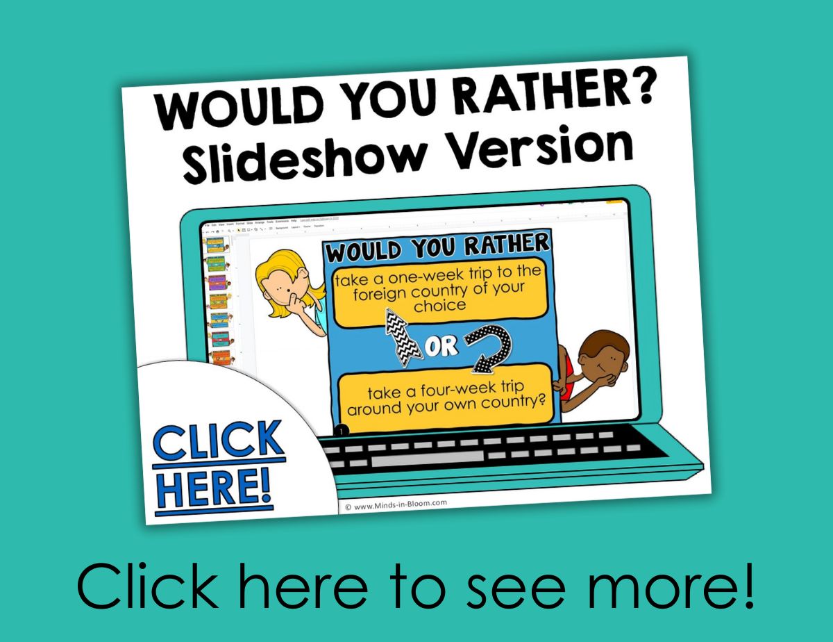 Morning Meeting Questions Your Students Will Love - Minds in Bloom