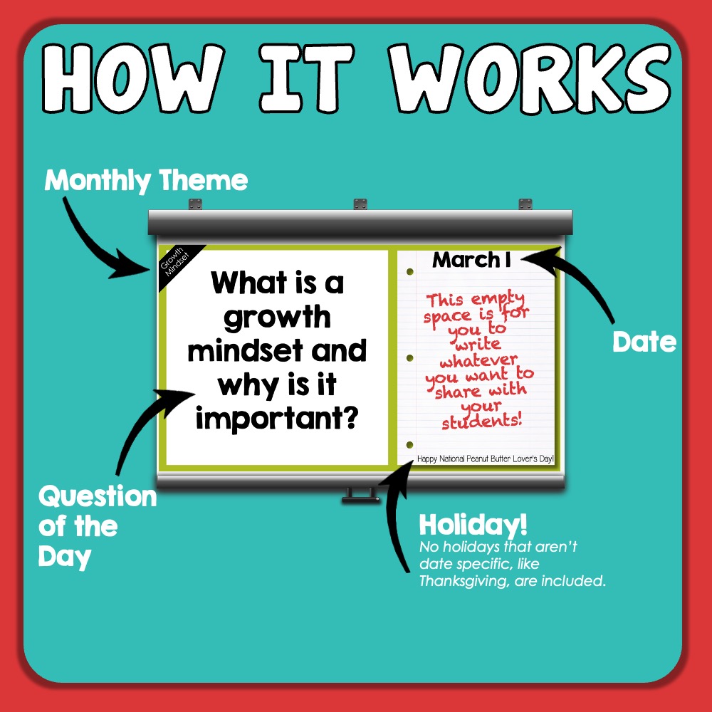 Morning Meeting Slideshows - 12 Months of Daily Classroom Slides - BTS ...