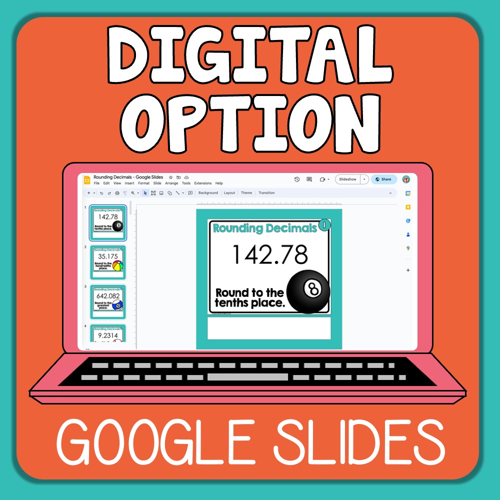 Rounding Decimals to Tenths, Hundredths, and Thousandths Task Cards ...