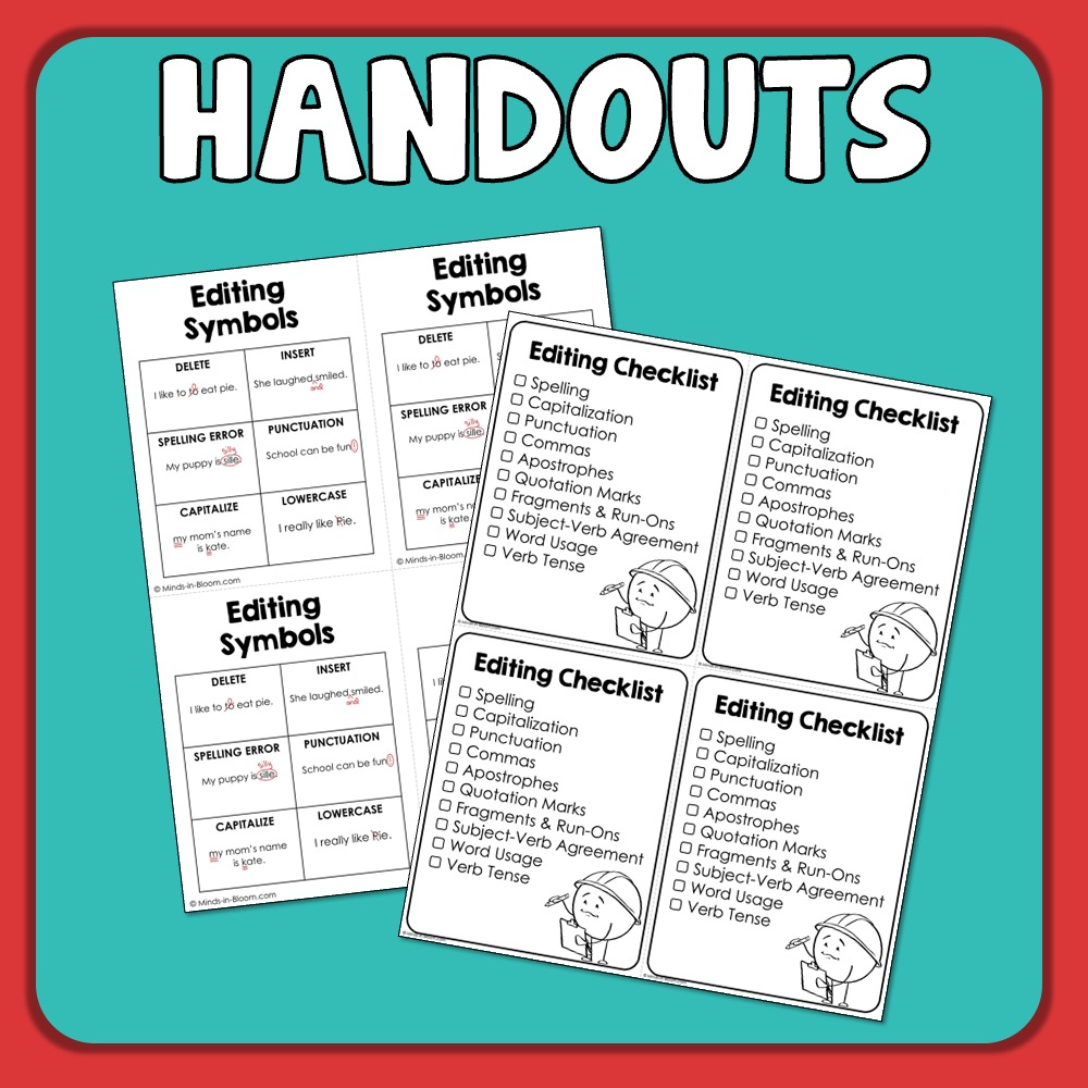 Editing Practice with Revision Extension - Cultural Learning + Fun ELA ...