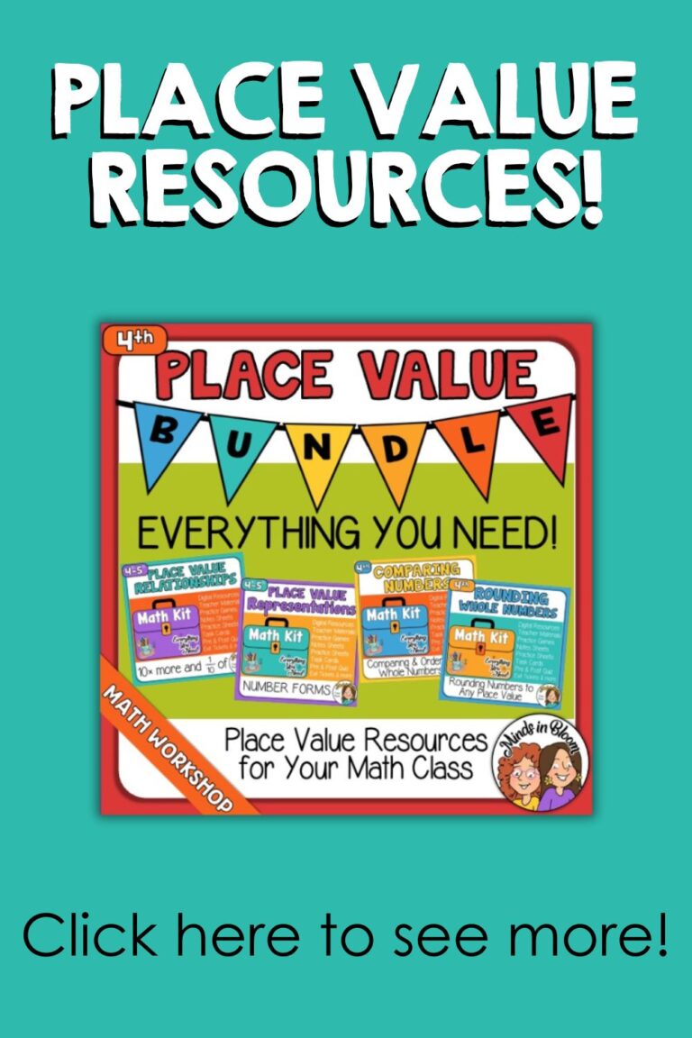 Teaching Place Value So Students Truly Understand - Minds in Bloom