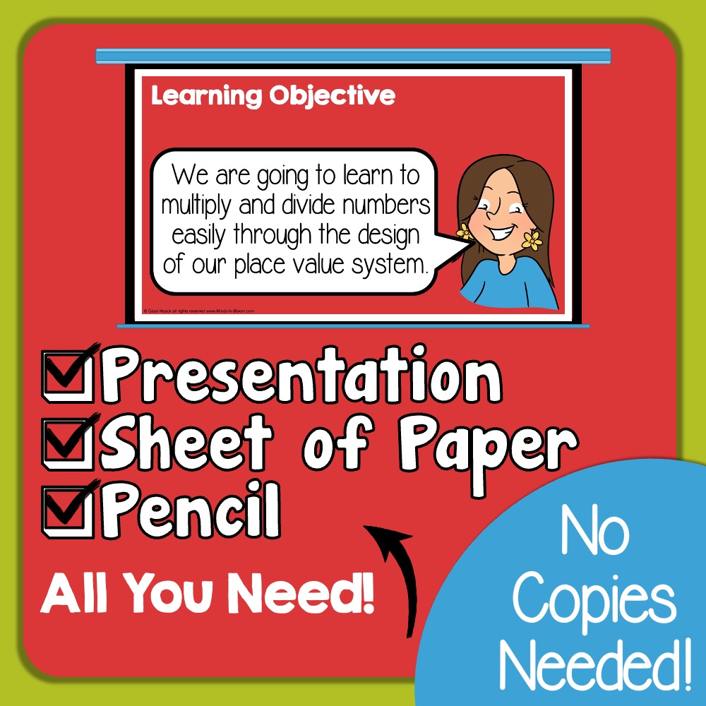 NO PREP Place Value Relationships Lesson - Click and Teach Student ...