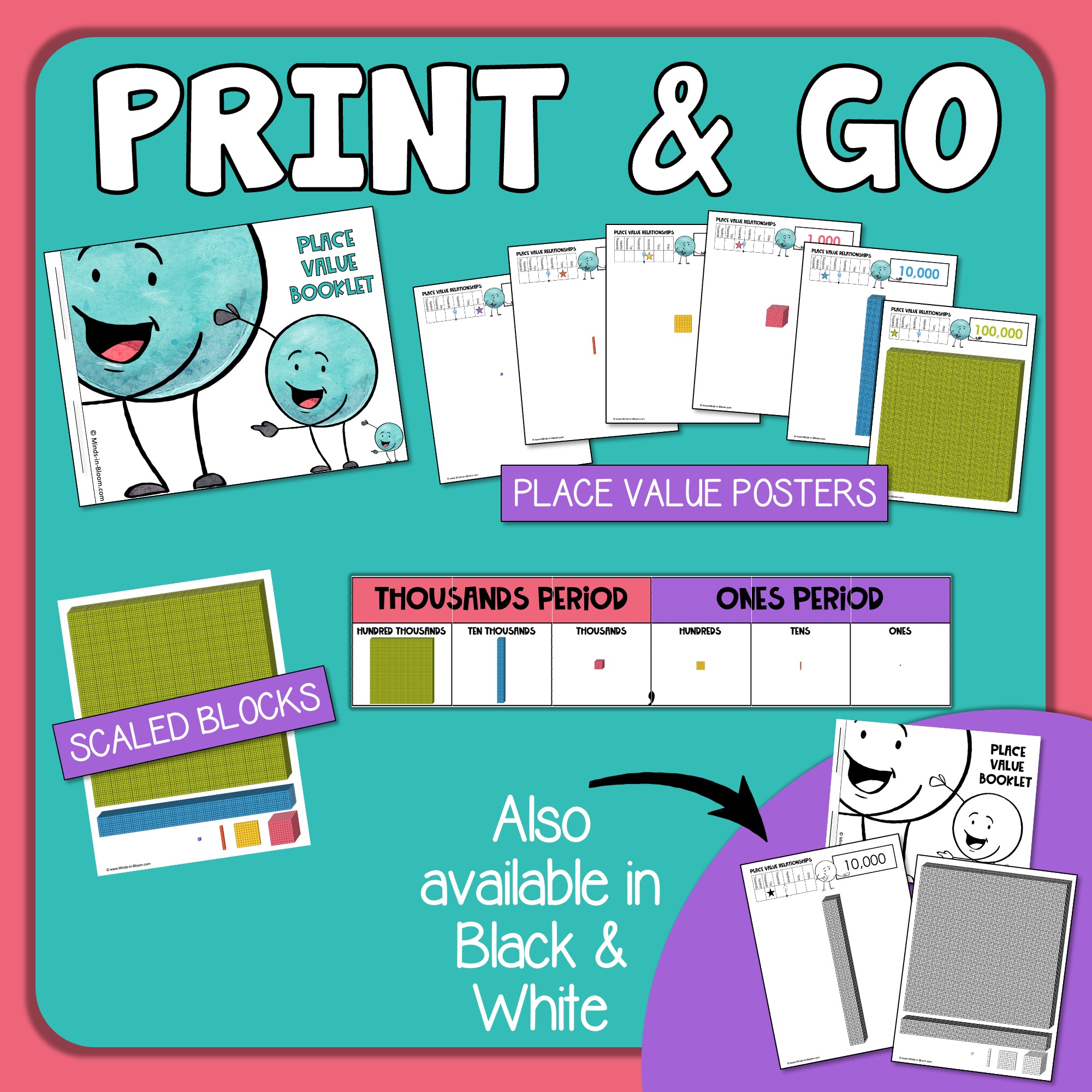 Place Value Math Skills - Small Group Instruction Resources - Booklet ...