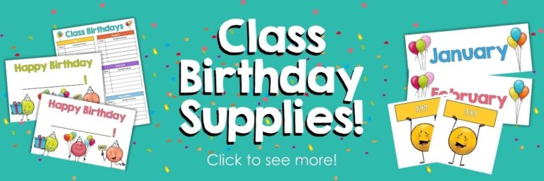 Classroom Birthday Ideas to Make Every Student Feel Special! - Minds in ...