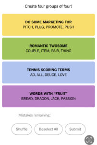 Making Your Own Connections Game: A Fun Classroom Innovation - Minds in ...