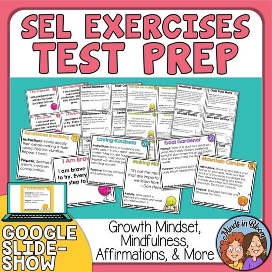 SEL State Test Prep Affirmations Mindfulness Practice Social Emotional ...