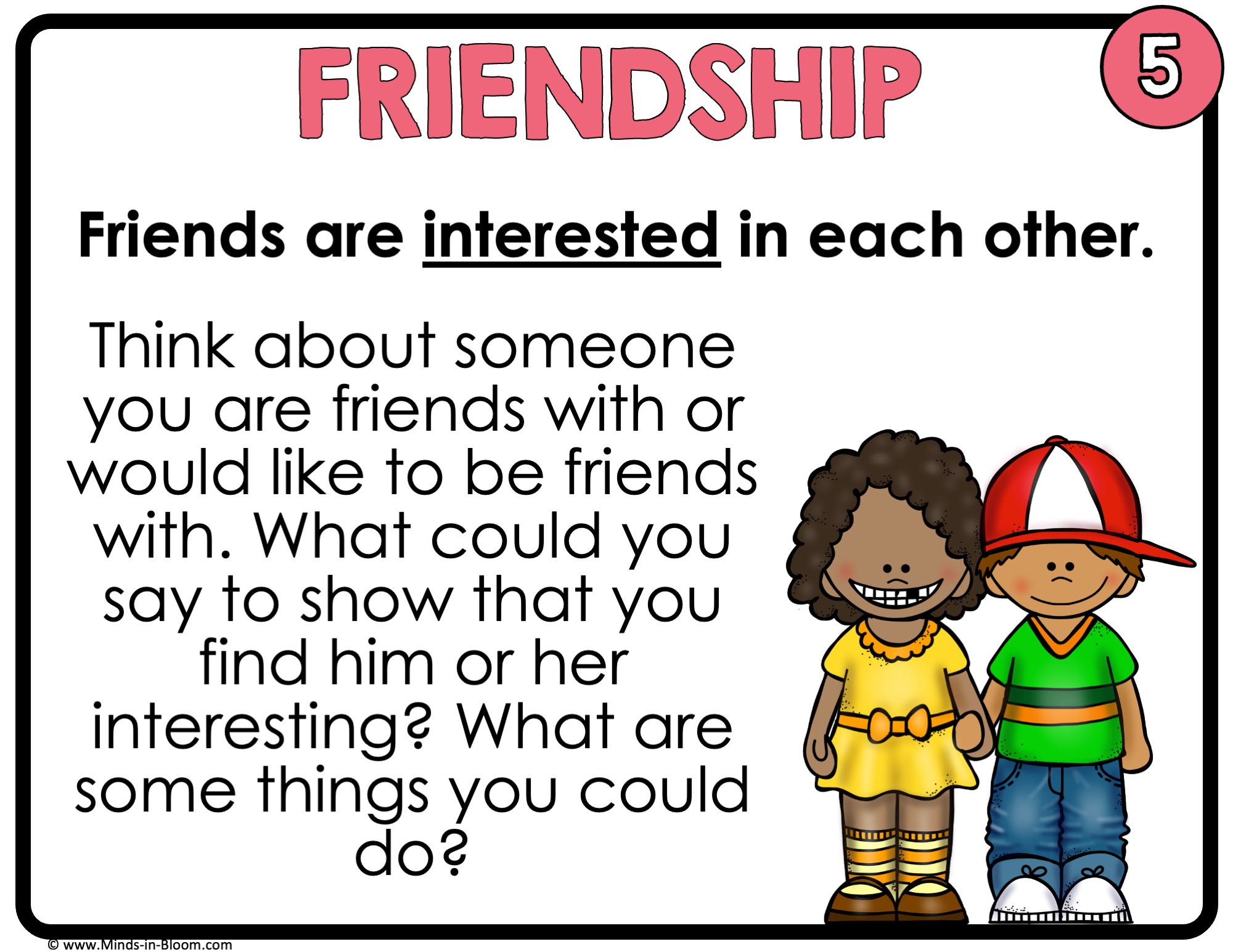 Friendship Questions for Children to Make and Keep Friends