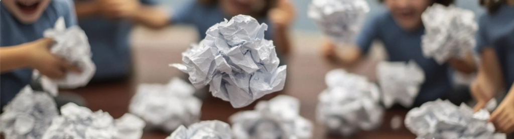 Back to School "Snowball" Fight - Minds in Bloom