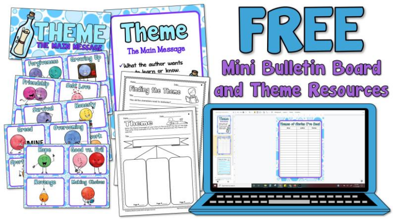 Ideas for Teaching Theme to your 3rd, 4th, and 5th Graders!