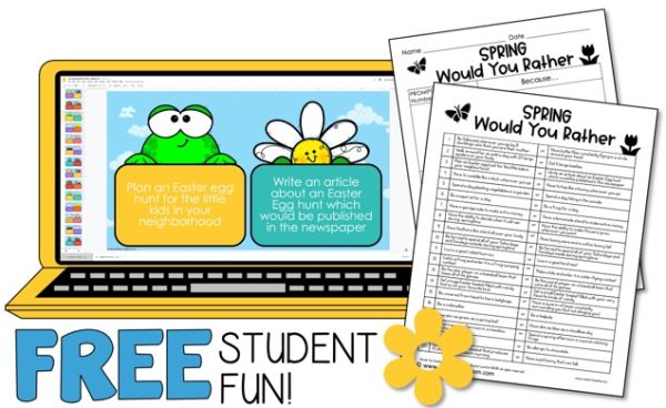 Would You Rather Questions for Spring and Easter - Minds in Bloom