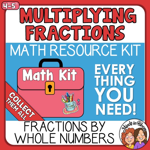 Multiplying Fractions by Whole Numbers - Math Resource Kit | Print ...